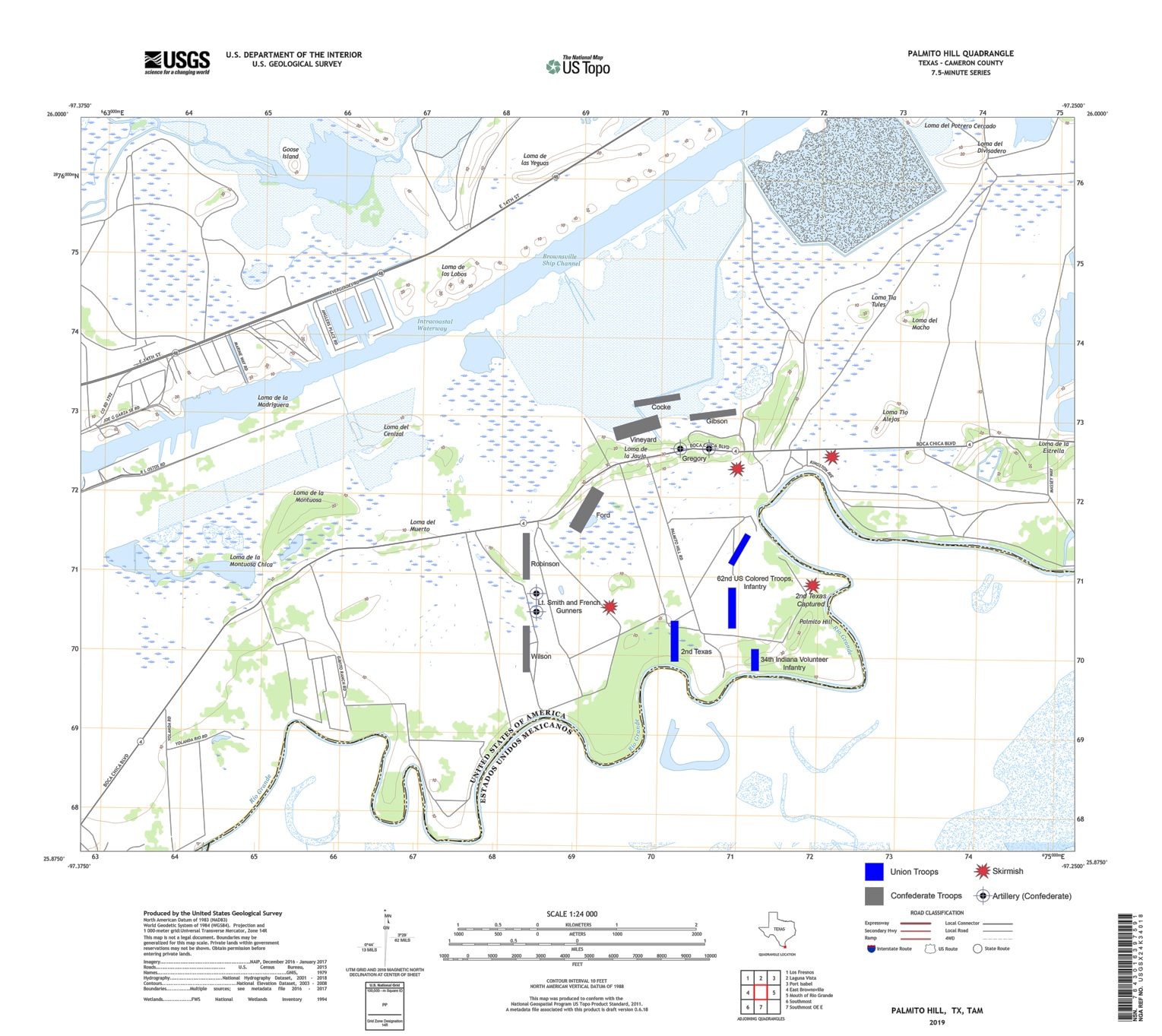 Current Physical Characteristics | Palmito Ranch Battlefield